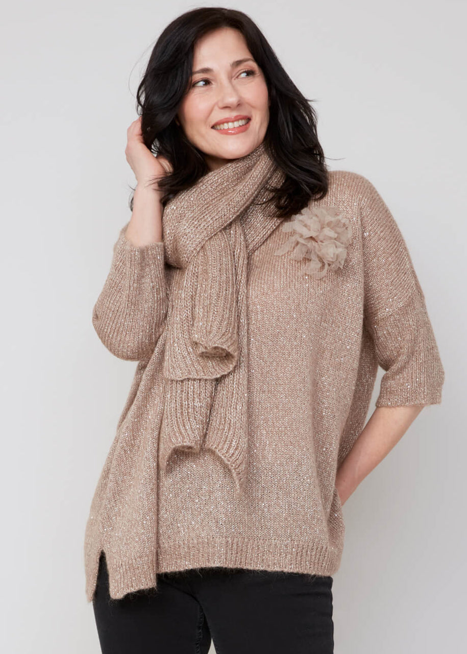 Renuar - Metallic Sparkle Scarf – Shepherd's Fashions