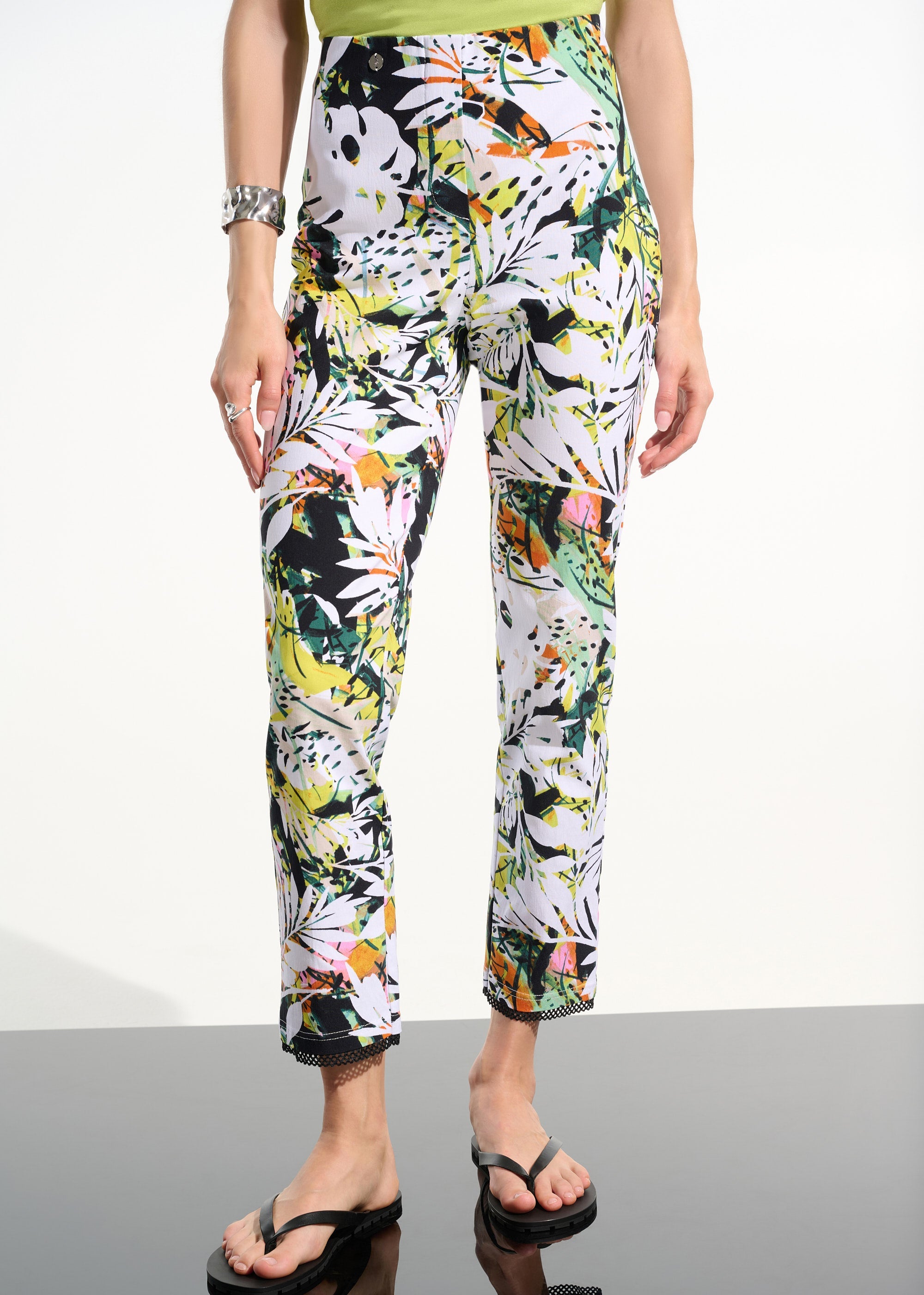 Joseph Ribkoff - Millennium Tropical Print Pull-On Pants – Shepherd's ...