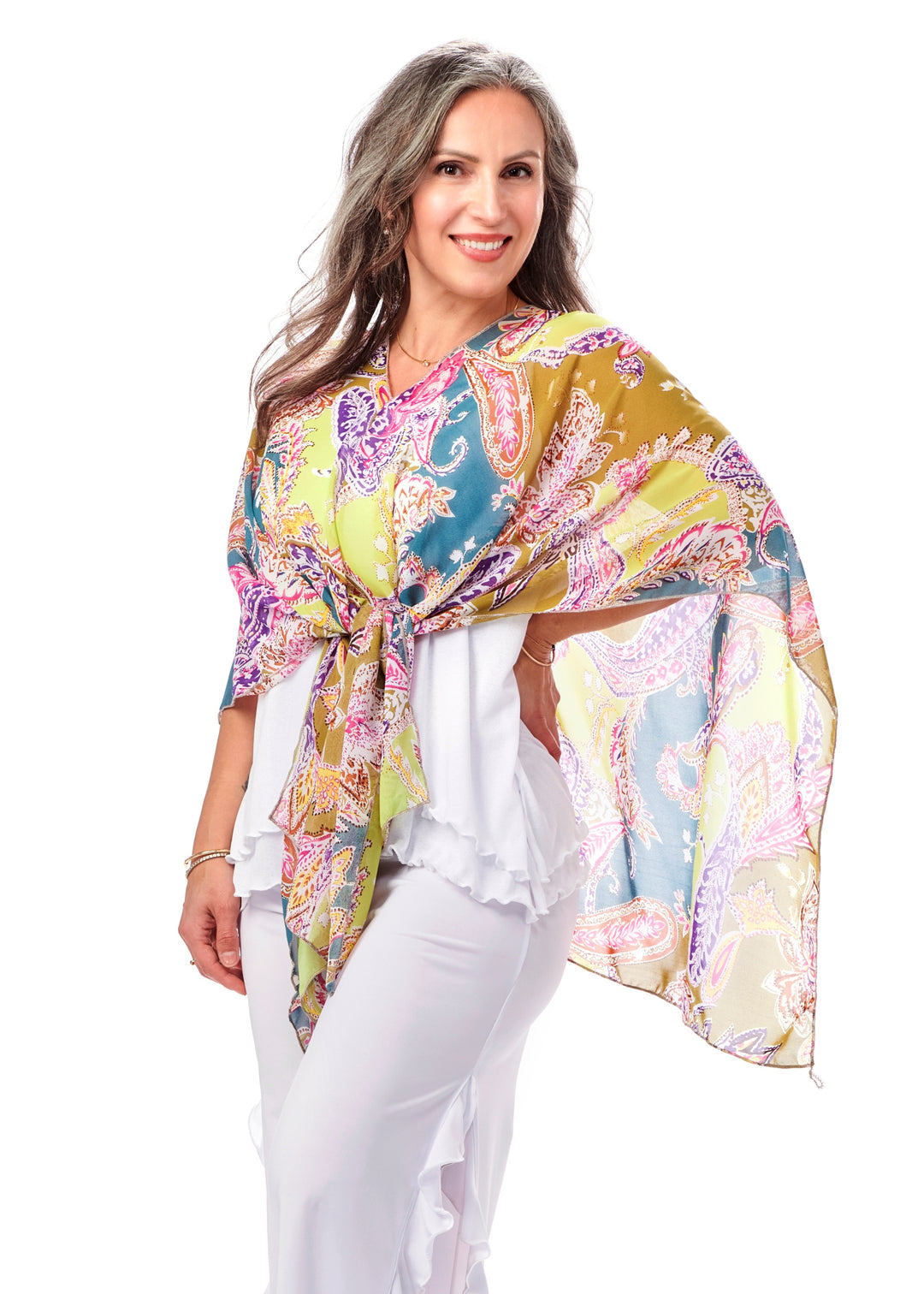 Rapz - Short Floral Poncho – Shepherd's Fashions