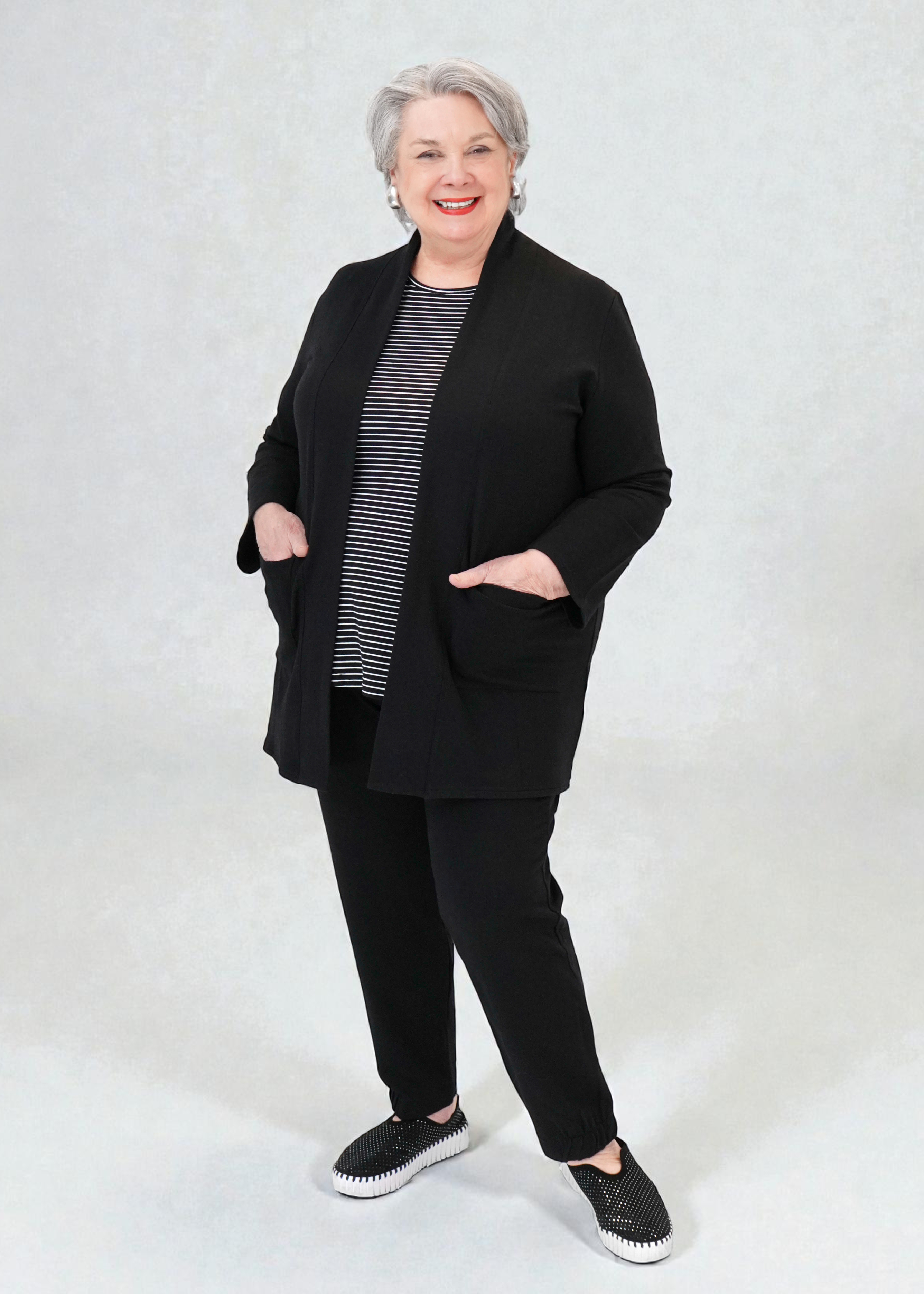 Shepherd's - French Terry Marlene Comfort Cardigan – Shepherd's Fashions