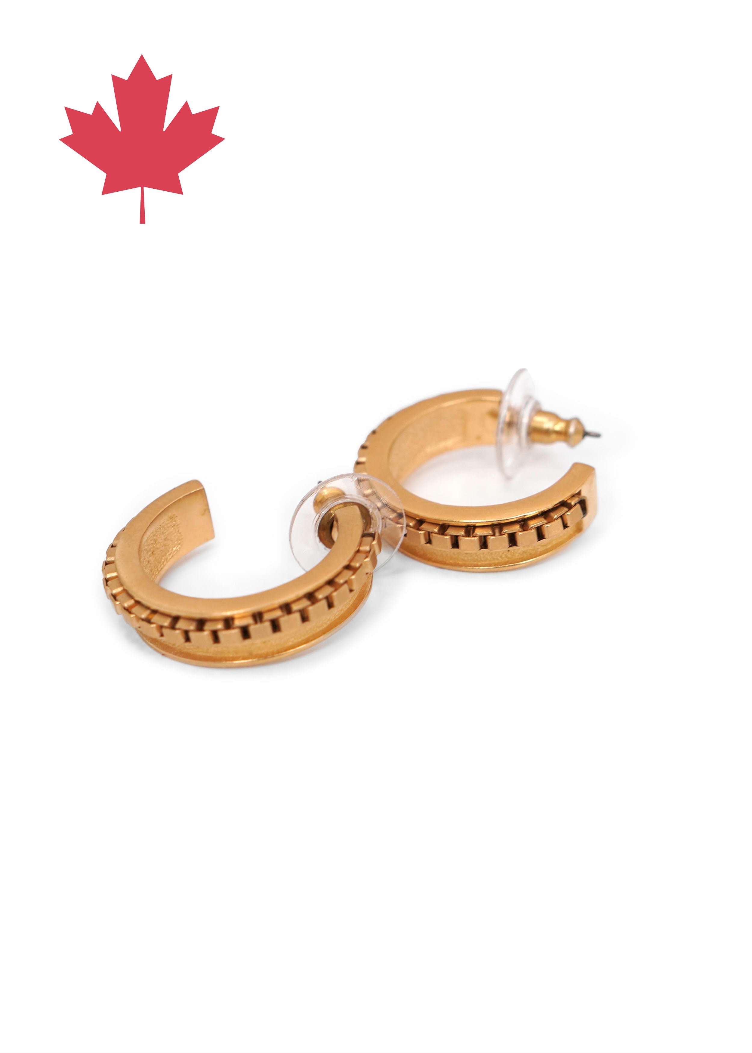 Myka - Box Chain Hoop Earrings – Shepherd's Fashions