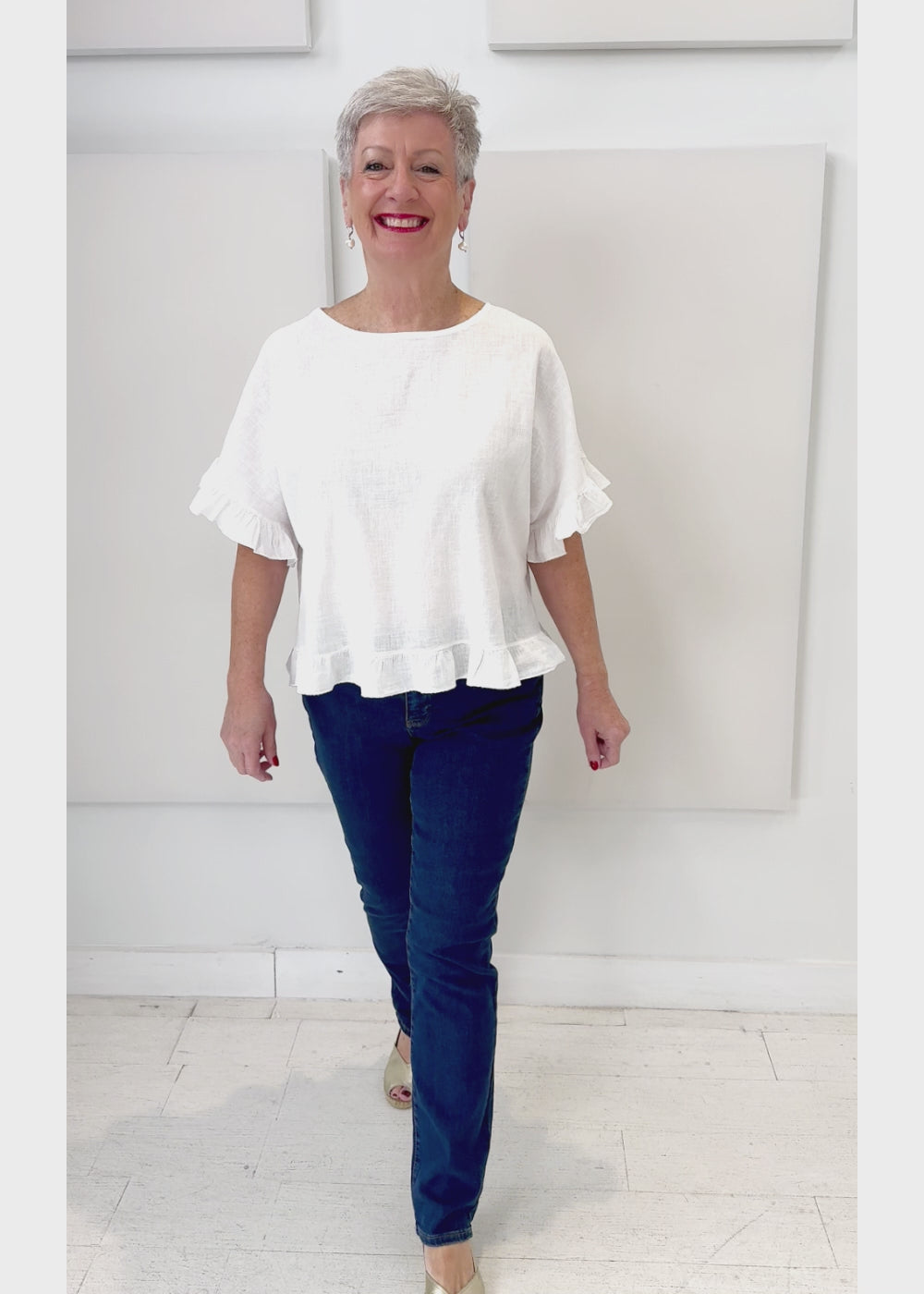 Catherine Lillywhite's - Ruffle Edge Tee – Shepherd's Fashions